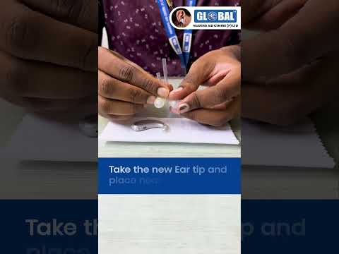 HOW TO: Replace Ear Tip Of Your Hearing Aid #health #hearingaids #earbuds #machine #hearinghealth