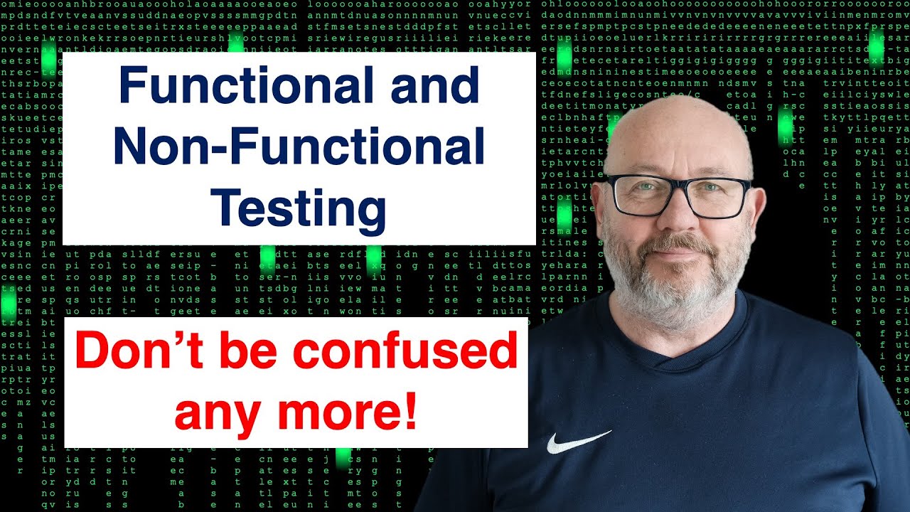 Functional and Non Functional Testing - don't be confused anymore