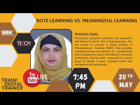 Rote Learning vs. Meaningful Learning
