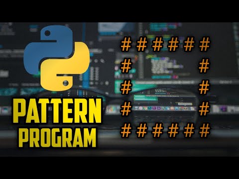 Python program to print square pattern || method 1 || Pattern in python programming