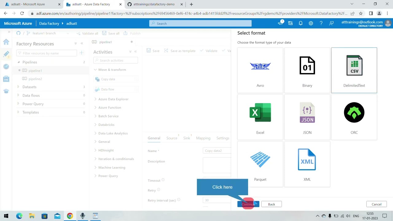 5-Integrate Azure Data Factory with GitHub