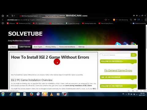 How to Download & Install IGI 2 Covert Strike Free in Windows 7 8 8 1 10 YouTube
