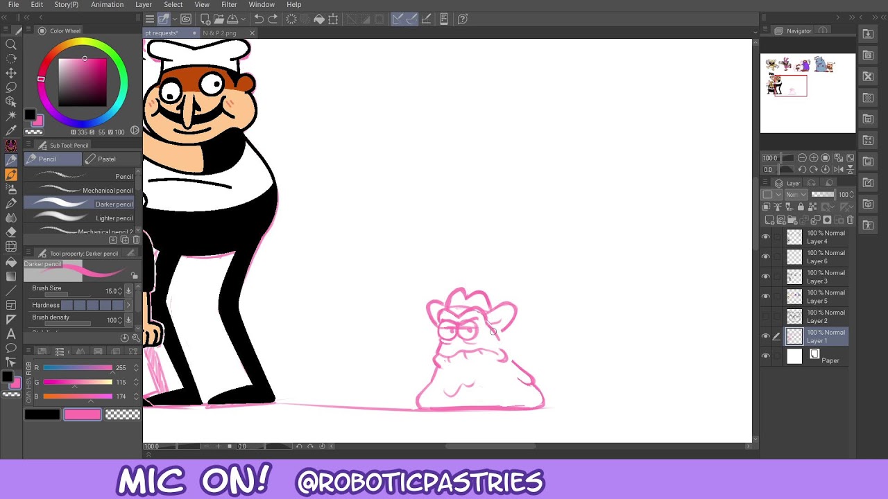 Pizza Tower doodle stream