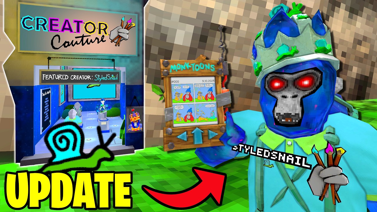 They Added ME To Gorilla Tag? (New StyledSnail Update)