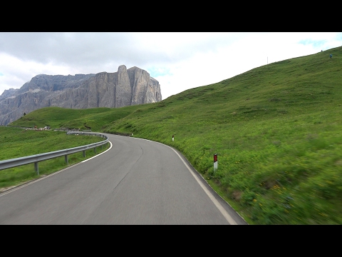 BigRingVR virtual cycling - Passo Sella from Selva di Val Gardena, Italy