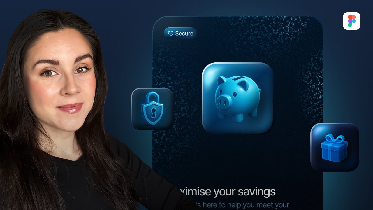 How to make 3D Glowy Icon & Bento Cards in Figma (Step-by-Step Tutorial)