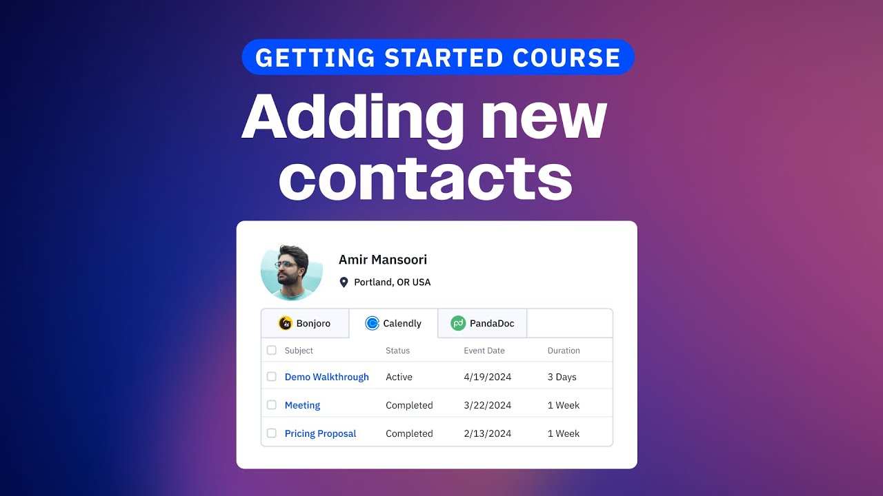 How to Add Contacts: Manual, Import, & Integrations (11 of 13)