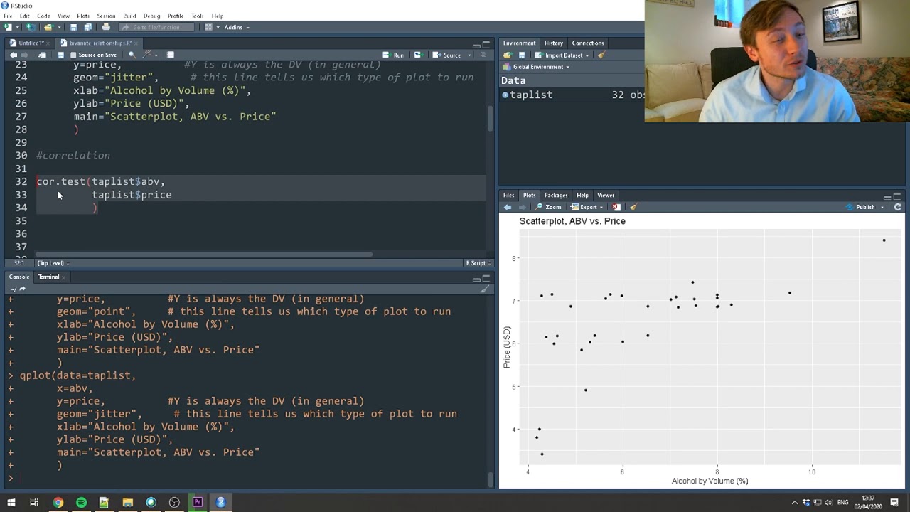 Module 4-2: Bivariate Relationships in RStudio