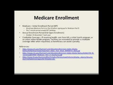 Medicare Part D: Open Enrollment Oct 15 – Dec 7