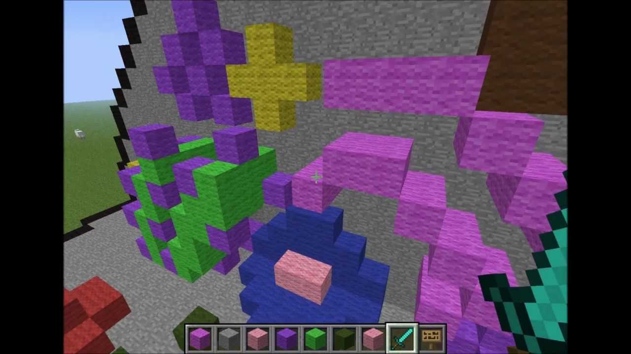 Animal Cell 3D Replica in Minecraft (Timelapse)