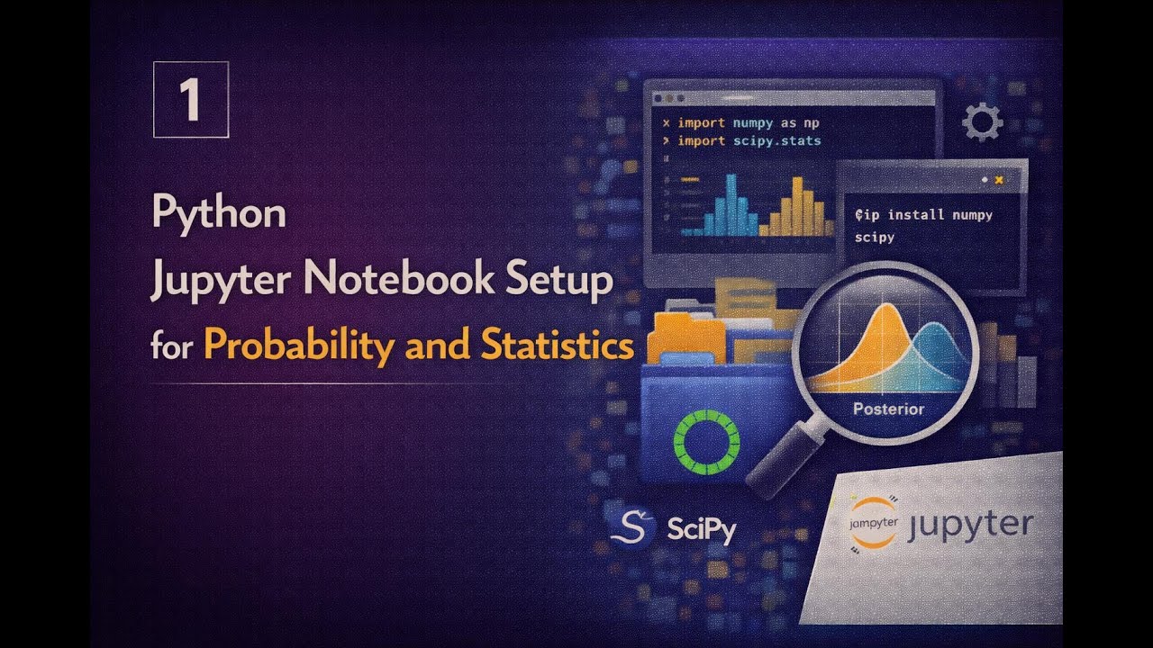 Setting Up Python Jupyter Notebooks for Probability and Statistics Analysis