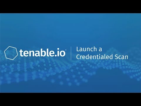 Launch a Credentialed Scan in Tenable.io