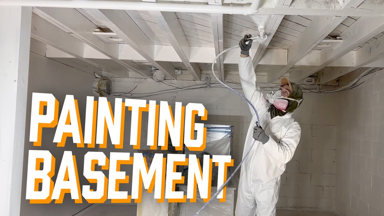 Painting Basement Walls and Ceiling