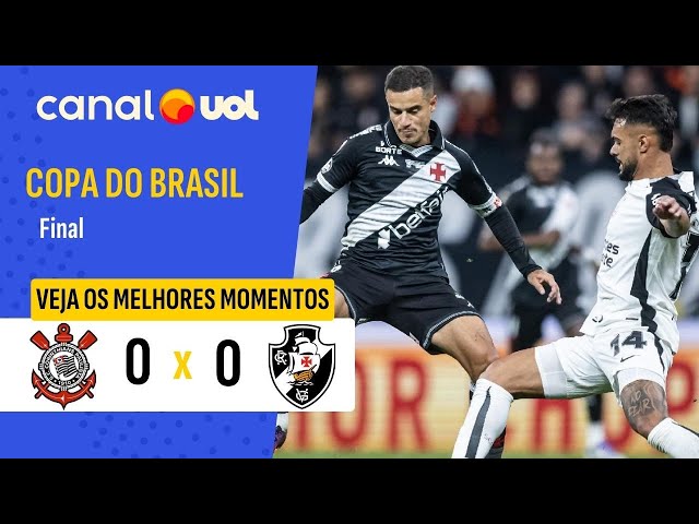 Corinthians e Vasco empatam sem gols em 1º jogo da final da Copa do Brasil