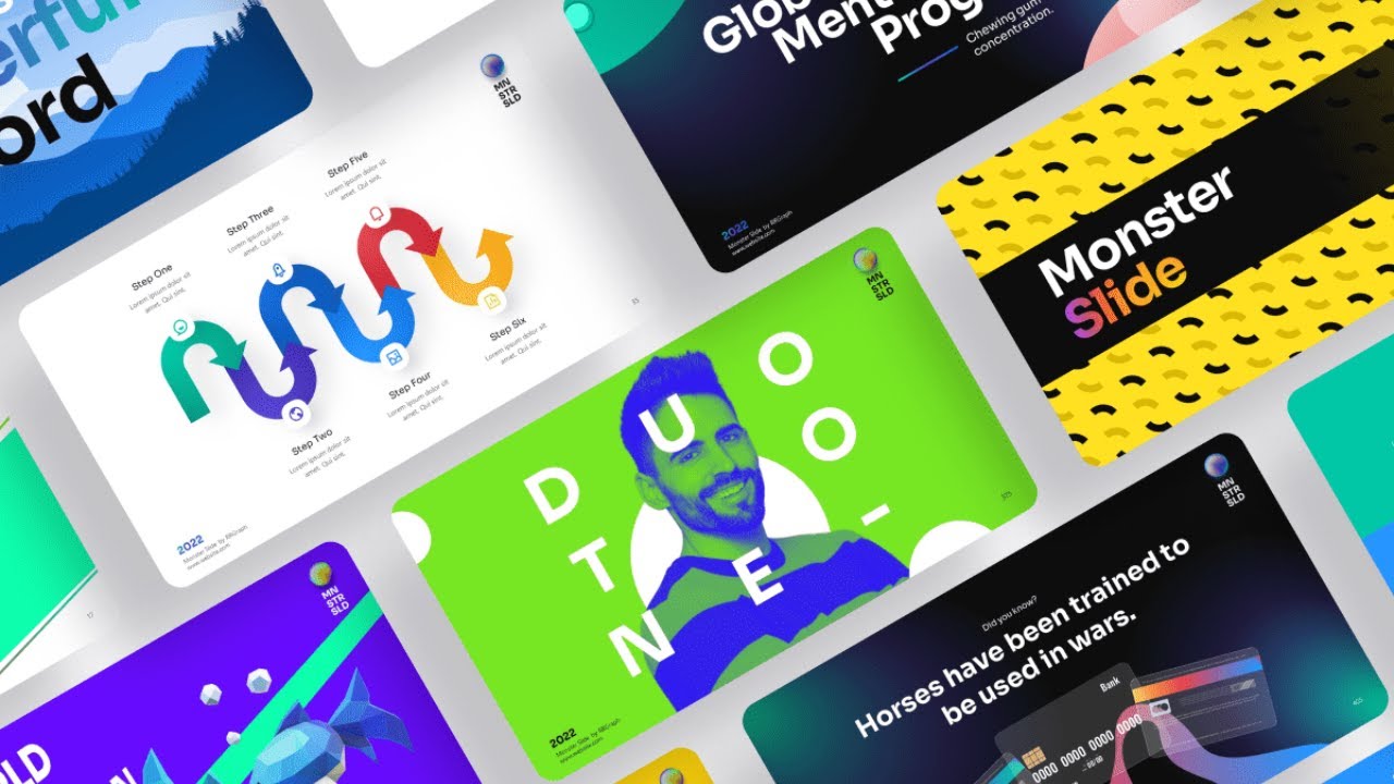 Graphic Design PowerPoint Presentation Template - Monster Slides