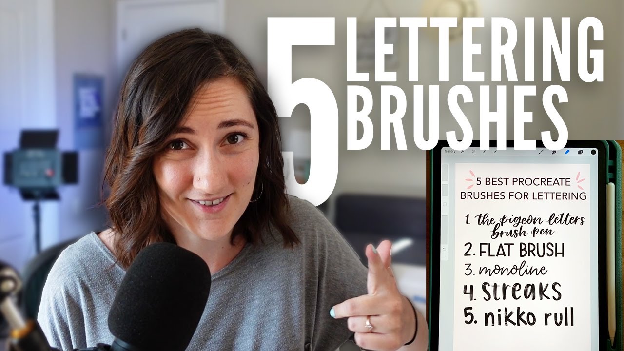 5 Procreate Lettering Brushes You Need To Use