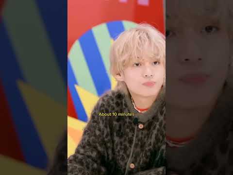 Taehyung singing and dancing to "Hype boy" by New Jeans #bts