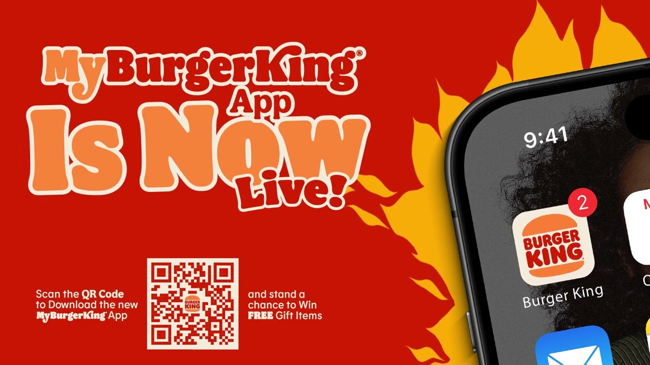Burger King app is LIVE!
