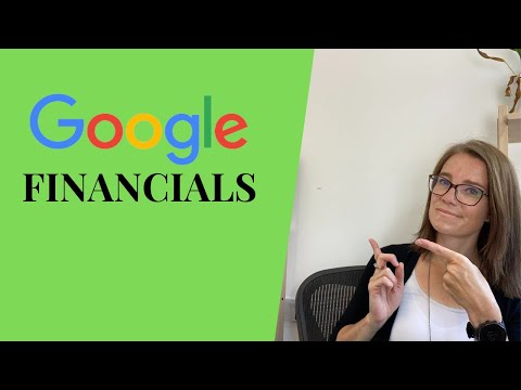 Review of Google's Annual Accounts - talking through by an Accountant