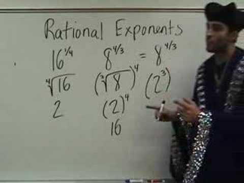 Algebra 2 - Rational Exponents