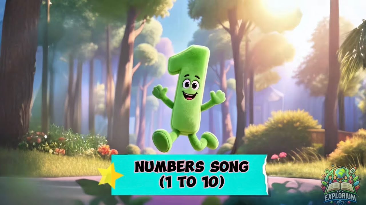 Let’s count with happy feet! 🎉 Numbers 1-10 never looked this fun! 🧡🎈 #kidslearning