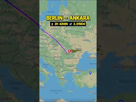 Berlin (BER) to Ankara (ESB) Turkish Airlines flight TK7733 #flight #aviation #airplane