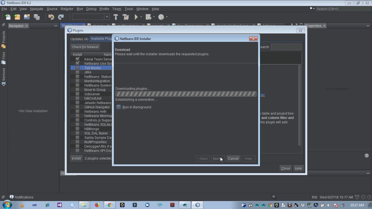 How to install java plugins in Netbeans | install java plugins