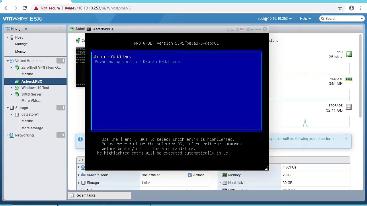 How to setup an Asterisk PBX. ESXi, Debian, Compiling Asterisk and running it.