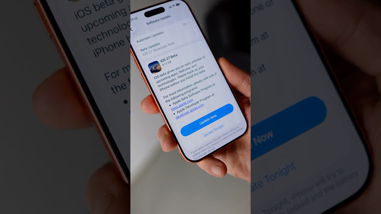 Apple accidentally leaked iOS 27