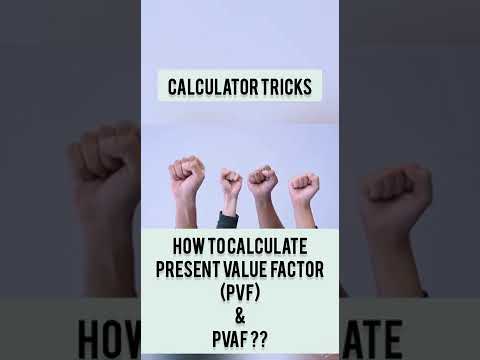 HOW TO CALCULATE PVF & PVAF ?? | #TIPS #EXAMTIPS