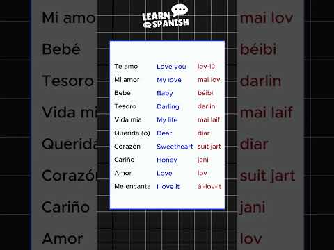 romantic phrases in Spanish - #learnspanish #quiz #questionandanswers #spanish #studyspanish