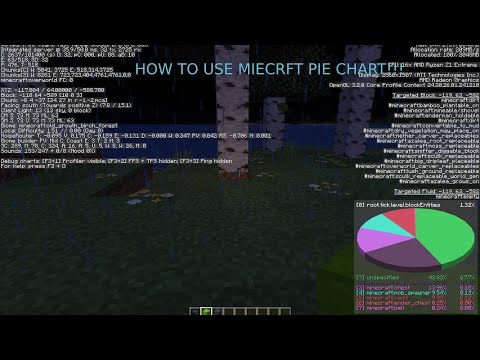 How to use pie chart in Minecraft