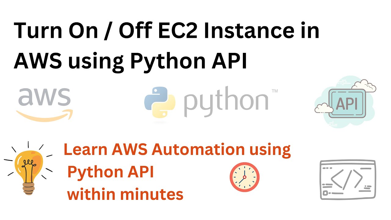 AWS Automation - Turn on and Off EC2 instance using Python API