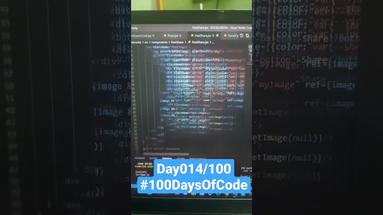 Day0️⃣1️⃣4️⃣ of #100daysofcode  designed profile page and users page with react. #fullstackdeveloper
