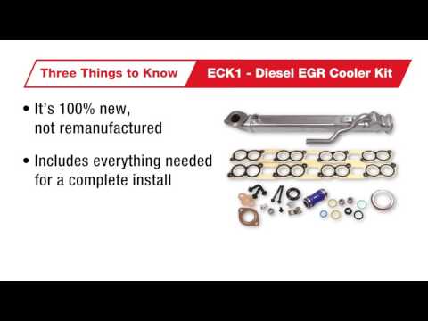 Three Things to Know: ECK1 - Diesel EGR Cooler Kit