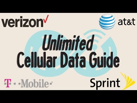 Unlimited Cellular Data Plans Compared - Verizon, AT&T, T-Mobile and Sprint
