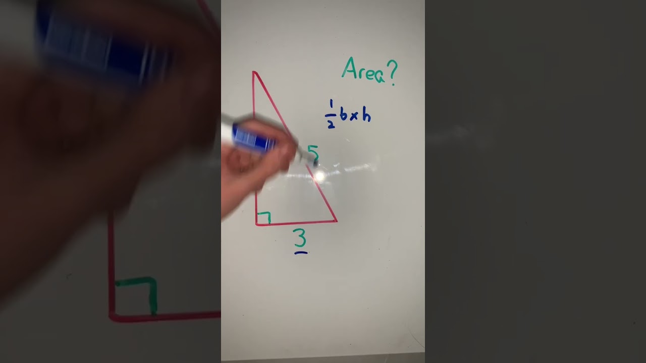 Area Of A Triangle? (EASY) #viral #maths