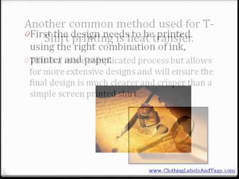 Most Popular T-Shirt Printing Methods