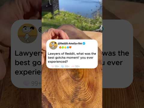 Lawyers of Reddit, what was the best gotcha moment' you ever experienced?#reddit #story #storytime