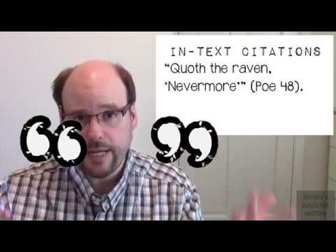 Grammar Shorts: MLA In-Text Citations