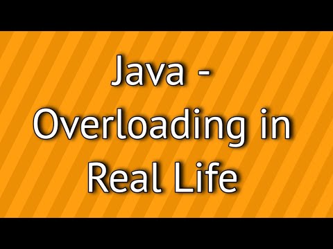 Java Overloading in Real Life