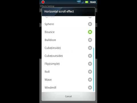 New GO Launcher EX App Drawer Transitions