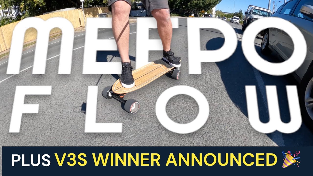 MEEPO FLOW - Surfboard-Inspired Electric Carving Skateboard