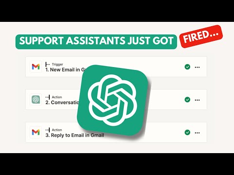Zapier ChatGPT Gmail customer support agent (step-by-step tutorial)