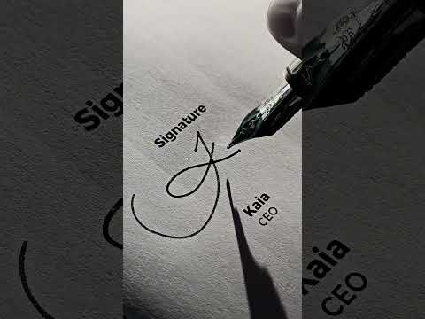 How To Design Your Own Amazing Signature | Name: Kaia