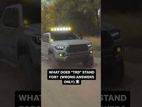 What does "TRD" stand for?