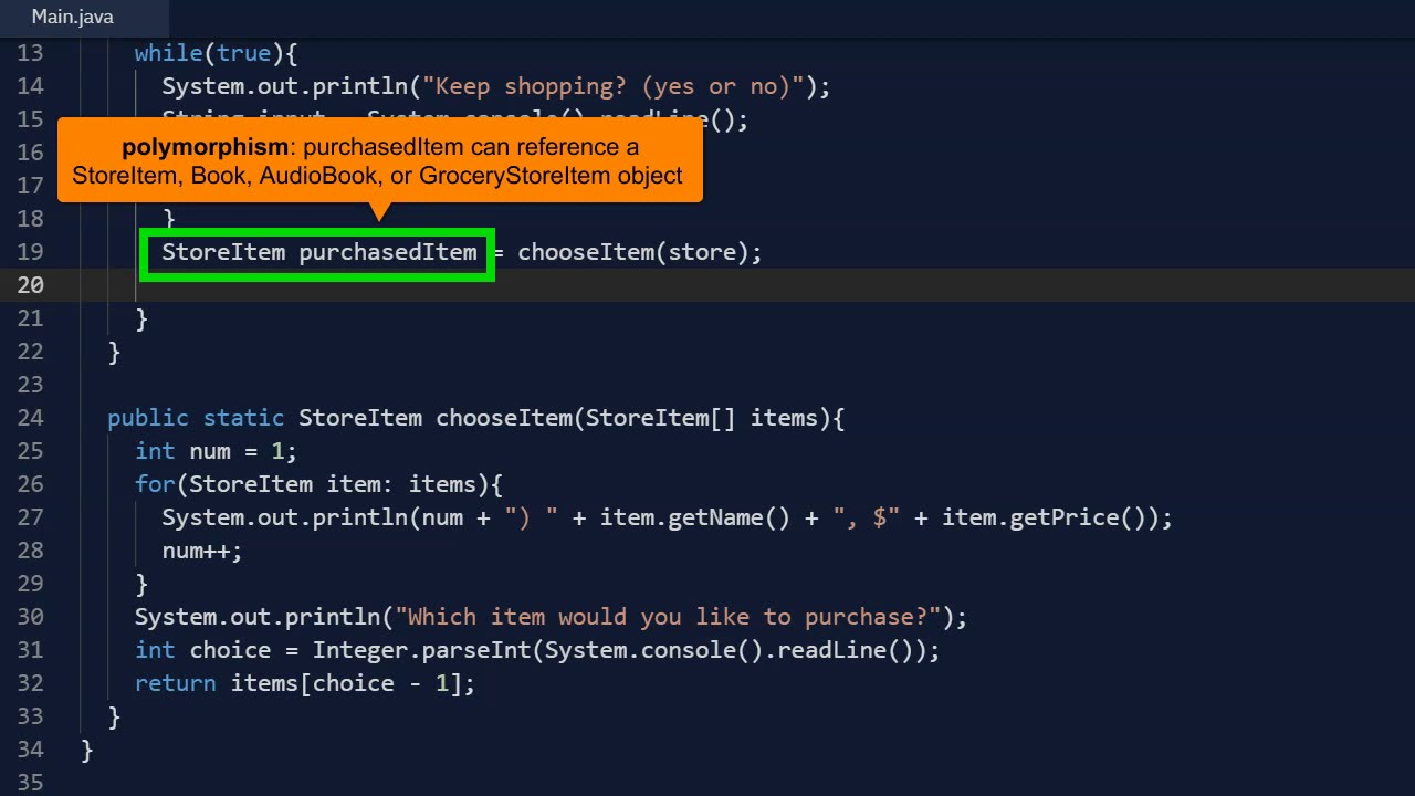 Lesson 12-6 Polymorphism in Methods/Arrays (Introductory Java Programming for AP Computer Science A)