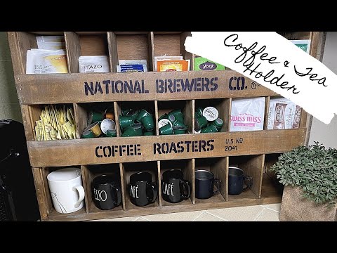 Coffee Crate | COFFEE & TEA STORAGE
