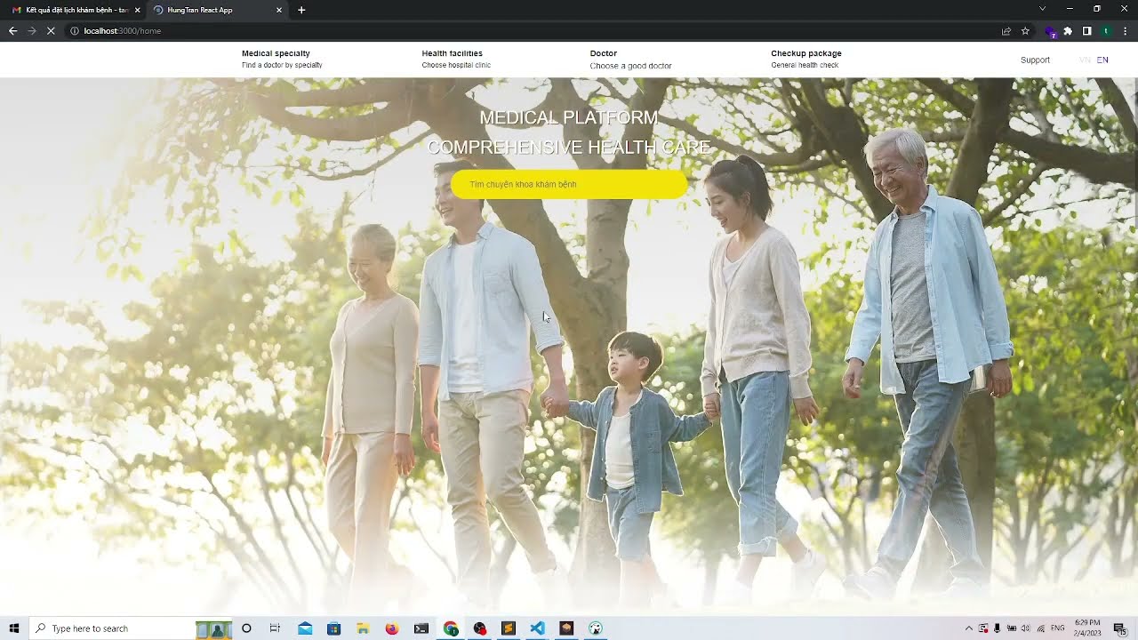 Booking care Dapp Project
