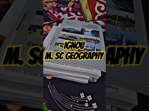 Ignou m.sc geography books #ignou #vkpracticals #shortvideo #ignouadmission #viralvideo